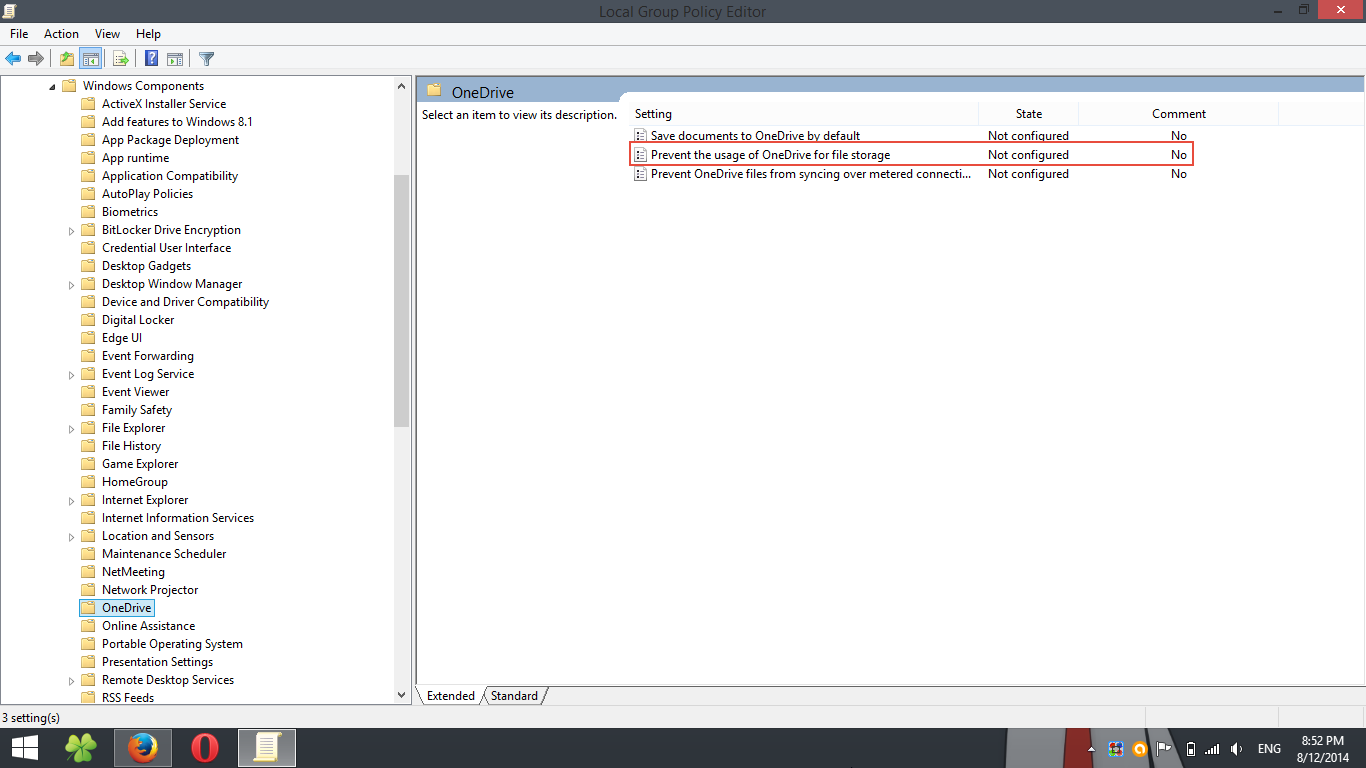 Disable OneDrive in Windows 8.1 - svenbit Disable OneDrive in Windows 8.1 - svenbit
